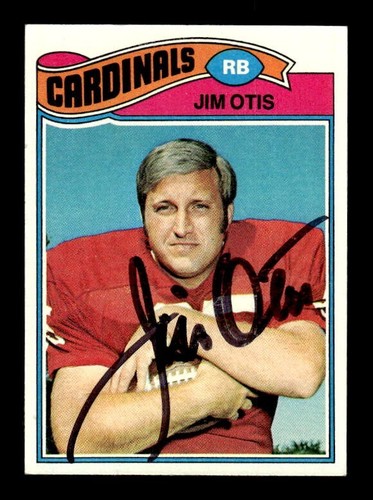 JIM OTIS SIGNED 1977 TOPPS FOOTBALL #62 - ST LOUIS CARDINALS | eBay