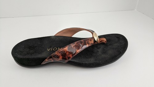 Vionic Hilda Thong Sandals, Brown, Women's 8 M | eBay