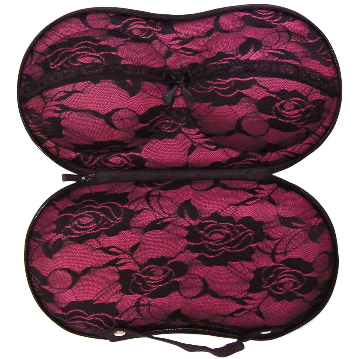 Wrapables Racy Bra Lingerie Travel Case with Inside Pocket, Hot Pink ...