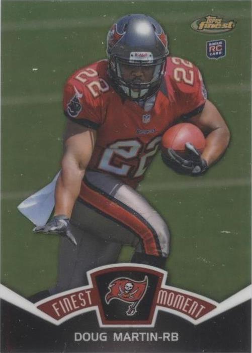 2012 Topps Finest - Finest Moments Doug Martin #FM-DM Refractor (RC ...