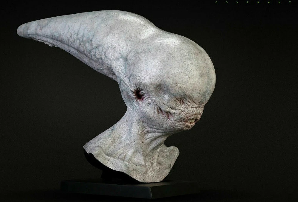 【玩具模型】SIDESHOW LIFE-SIZE HEAD ALIEN WARRIOR サイドショウエイリアンウォーリアヘッド限定版樹脂模型 ...