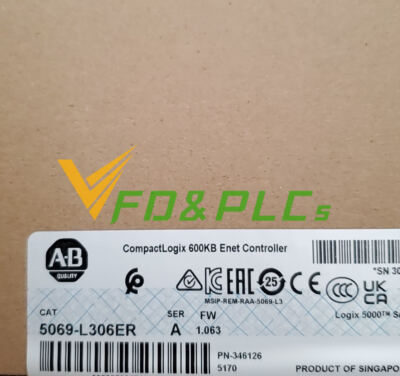 AB 5069-L306ER CompactLogix 600KB Enet Controller 5069L306ER New | eBay