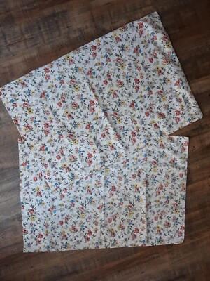Vintage Springmaid Wondercale Standard Size Two Pillowcases Roses ...