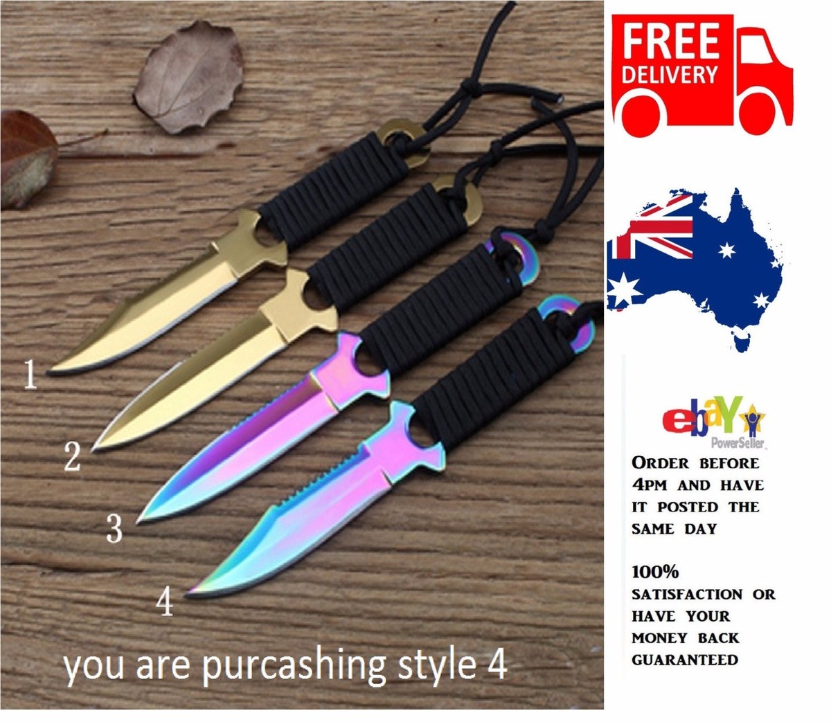 440c ISAK BLUE ISRAELI ARMY KNIFE 440C STAINLESS NEW IN BOX