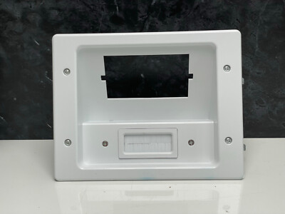 Legrand HT22U2-WH-R12 Recessed In Wall TV Power, Cable Management Box ...