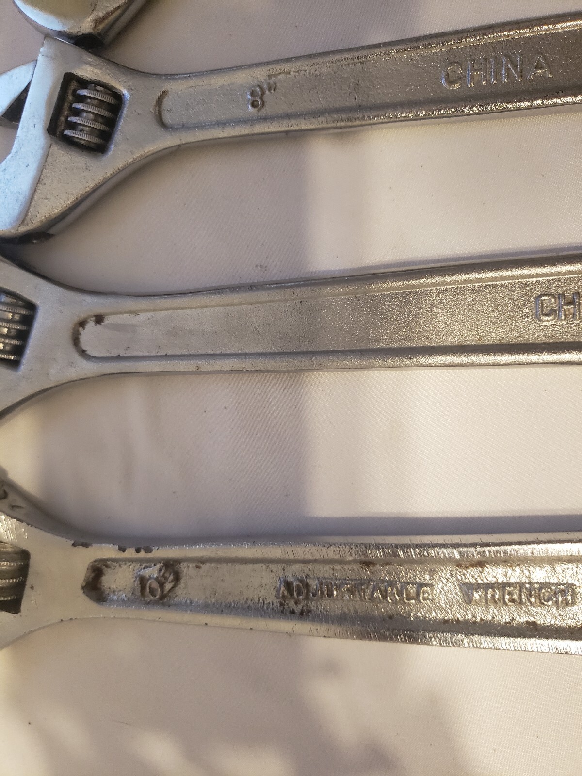 11 PIECES TOTAL: 4 PC ADJUSTABLE WRENCH SET AND A 7 PC HEX WRENCH SET ...