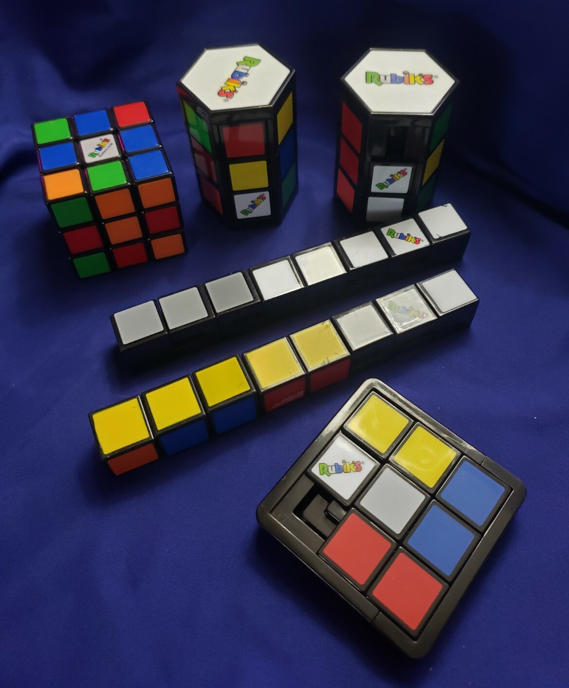 Set of 6 Rubik's Cube Puzzles 5 McDonald's Toys & 1 Original Rubik's ...