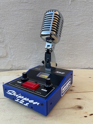 Custom Base Front & Side Panels BLUE For DELTA M2 POWER BASE MICROPHONE ...