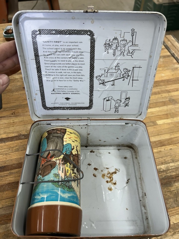 Gunsmoke Metal Lunchbox w/ Thermos 1973 Good Condition | eBay