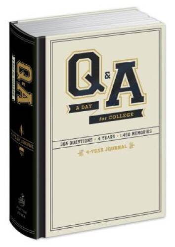 Q&A a Day for College: 4-Year Journal - Diary By Potter Style - GOOD ...