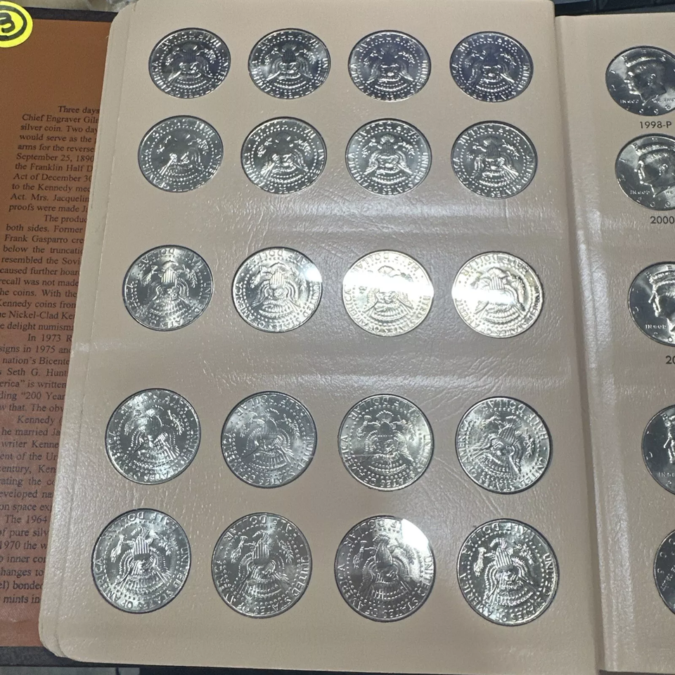 1964 - 2017 COMPLETE Set In Dansco Album, Kennedy Half Dollars 100 ...