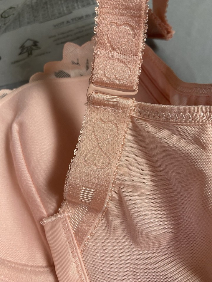 Fall Sweet Light Pink Bra Size 36C Lace Trim New In Package | eBay