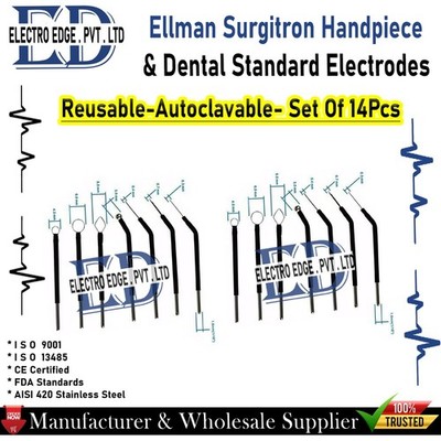 Ellman Surgitron 14Pcs Handpiece Electrodes Reusable-Autoclavable ...
