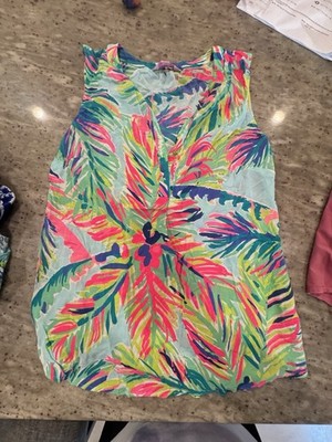Lilly Pulitzer Stacey Sleeveless Top S 24146 | eBay