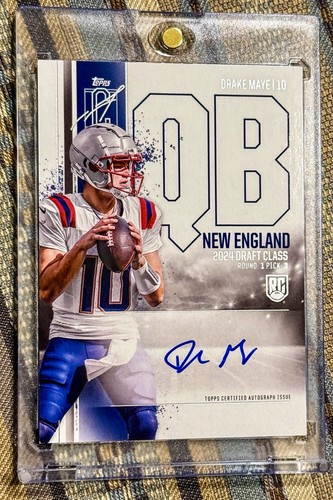 DRAKE MAYE AUTOGRAPHED ROOKIE! 2024 Topps Signature Class - #RCA-DM 🔥🔥🔥 ...