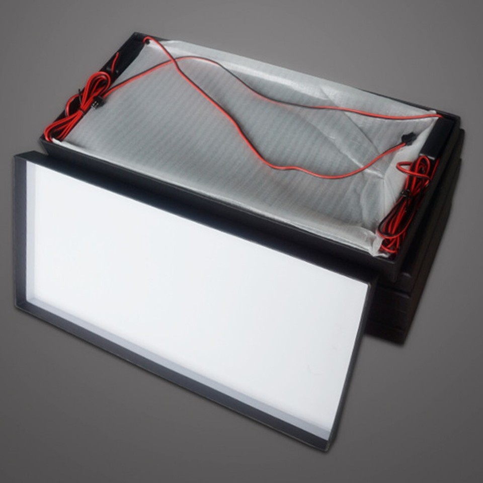 2Pcs LED Japanese Style JDM Jiko-Shiki Glow Plate Frame Jiko Shiki For ...