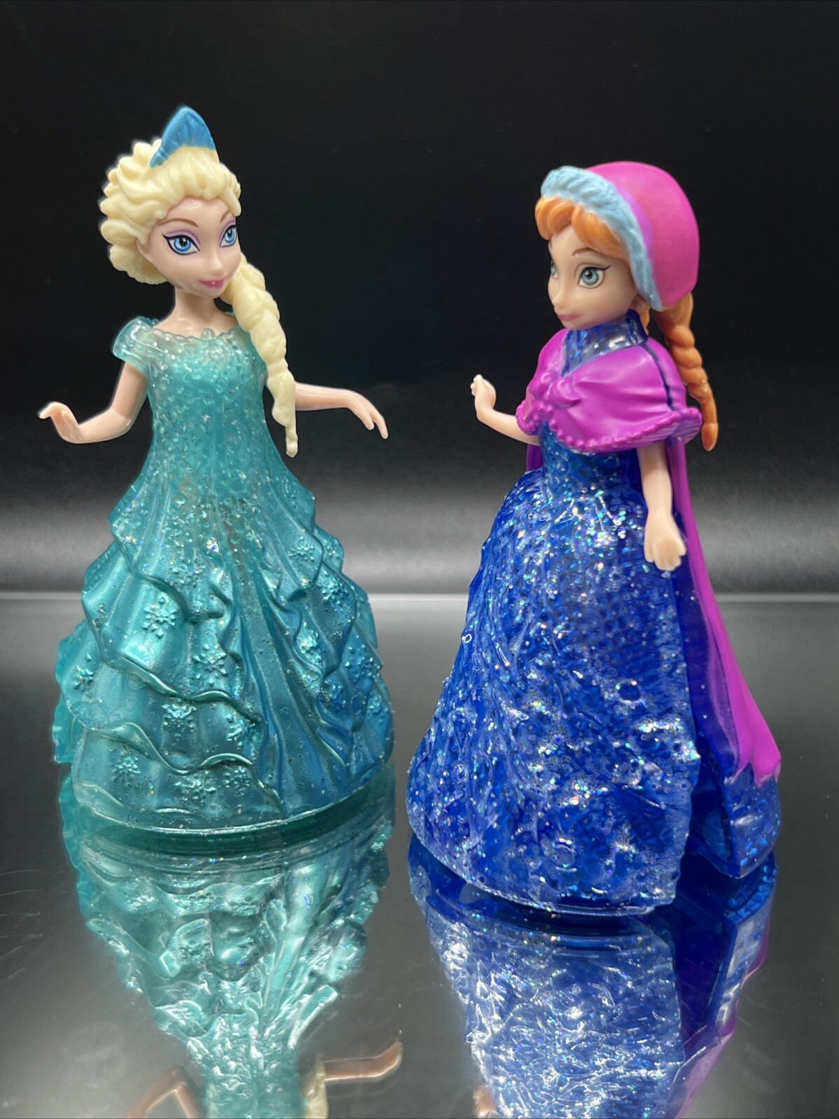 Polly Pocket Disney Princess Elsa & Anna Magic Clip Glider Polly Pocket ...
