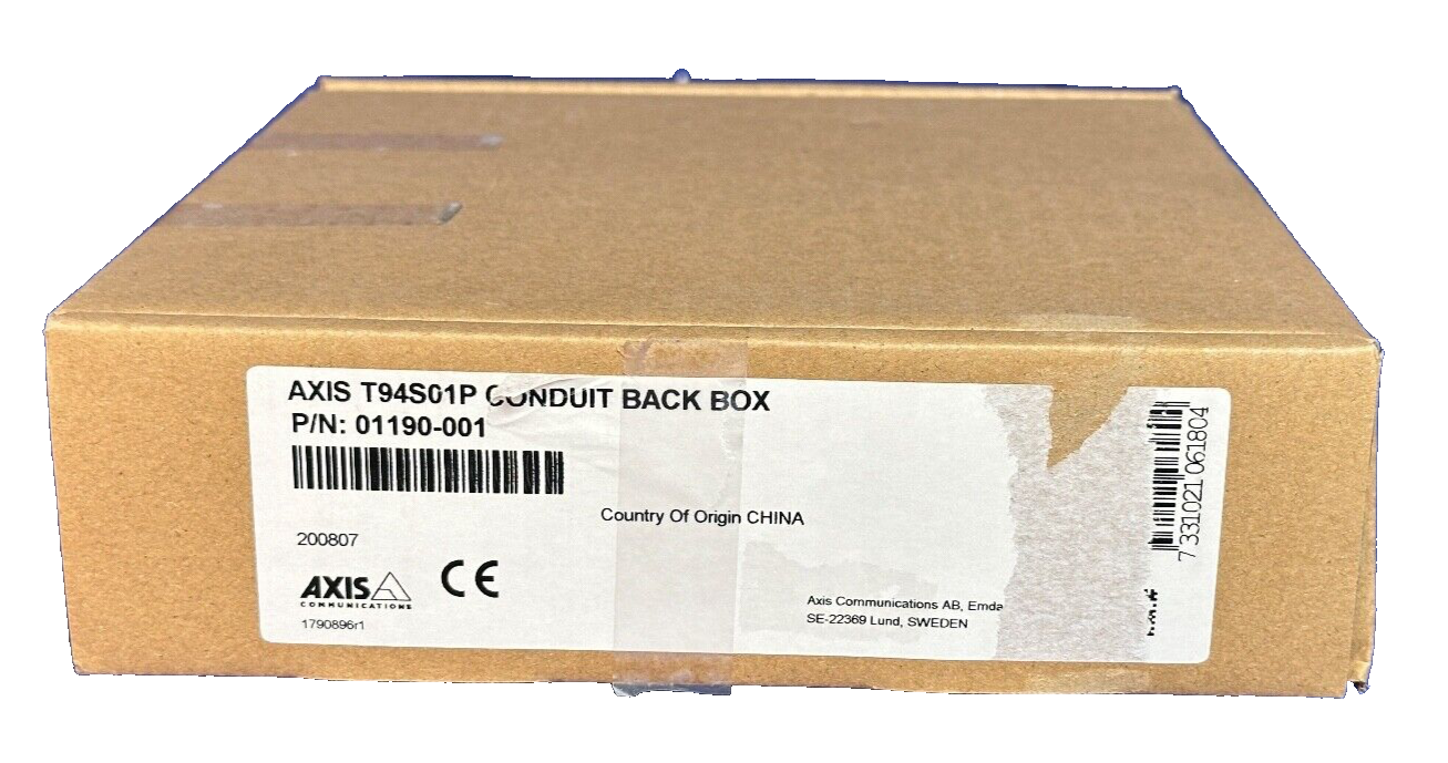 Axis T94S01P Wired 1 Network Camera - 01190-001 for sale online | eBay