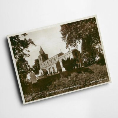 A6 PRINT - Vintage Rutland - Parish Church, Upper Hambleton | eBay UK