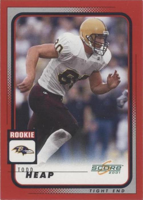 2001 Score - Rookie Todd Heap #315 (RC) for sale online | eBay