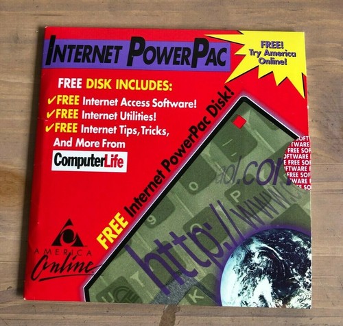 AOL FLOPPY DISK - VERSION 2.5 AMERICA ONLINE DISKETTE COMPUTERLIFE ...