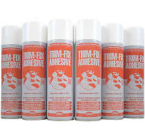 12 Cans Trimfix High Temperature Spray Adhesive / Glue - for Lining ...
