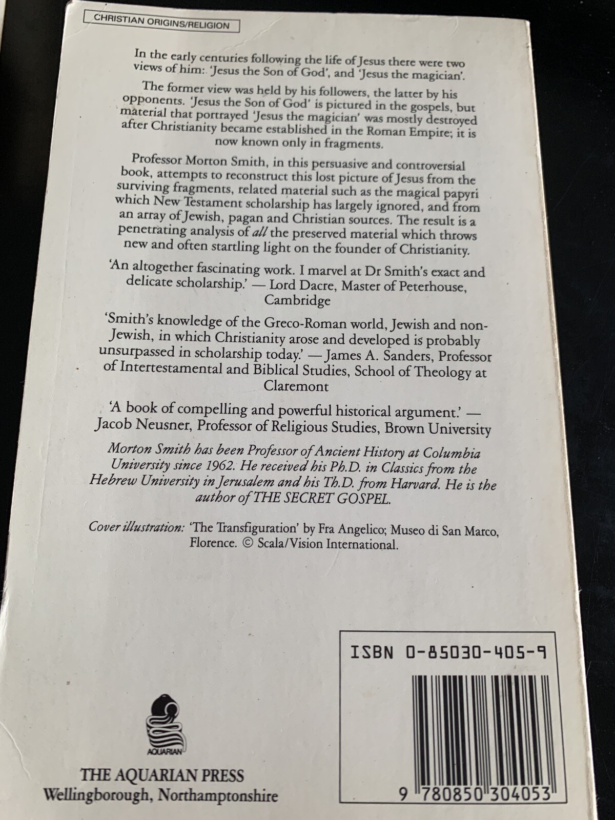 Jesus the Magician: Morton Smith 1985 Scarce U.K First Ed. | eBay