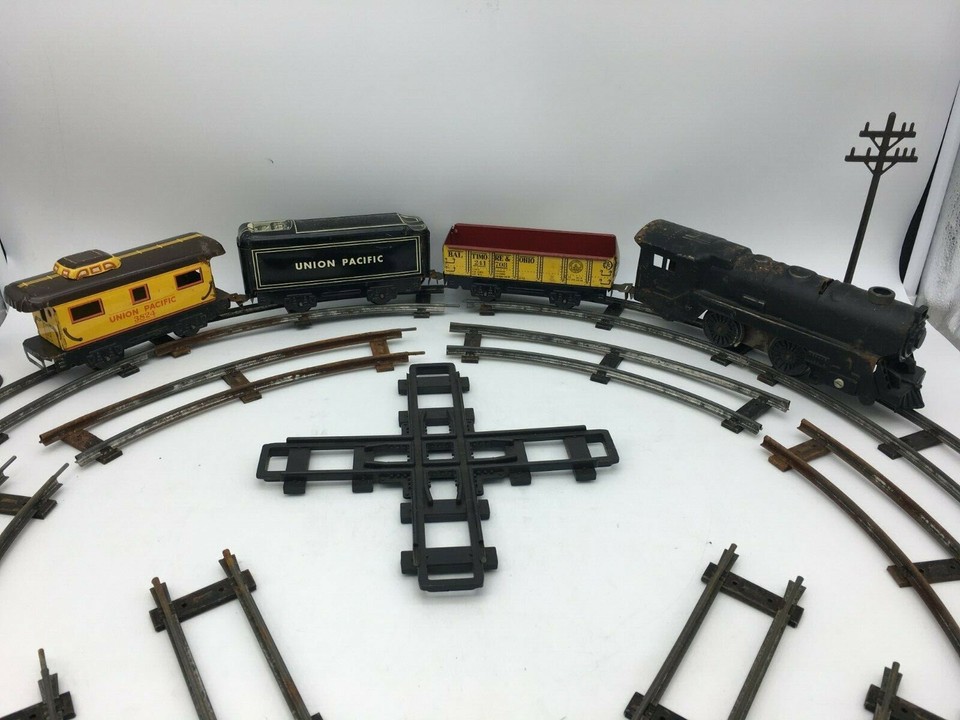 Marx Lines Train Set Tin Vintage 1950s Union Pacific w/ Track ...