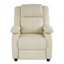 Fernsehsessel Relaxsessel Liege Sessel Glasgow, Kunstleder creme | eBay
