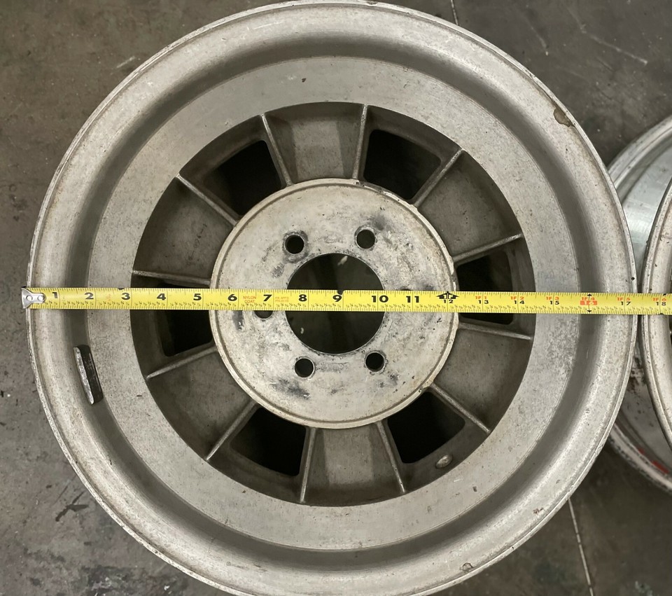 Halibrand ? 6x16 vintage racing wheels aluminum SCCA SCTA flathead ford ...