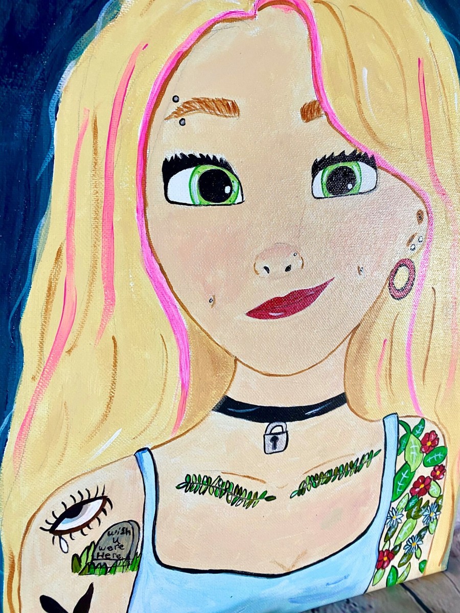 Punk Rapunzel Tegning Tumblr