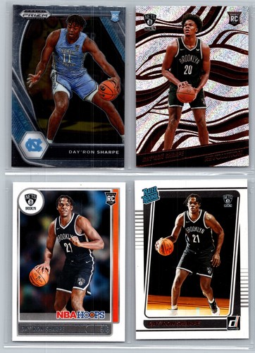4 Card of Day'ron Sharpe All Rookie Cards Nets-UNC #3 | eBay