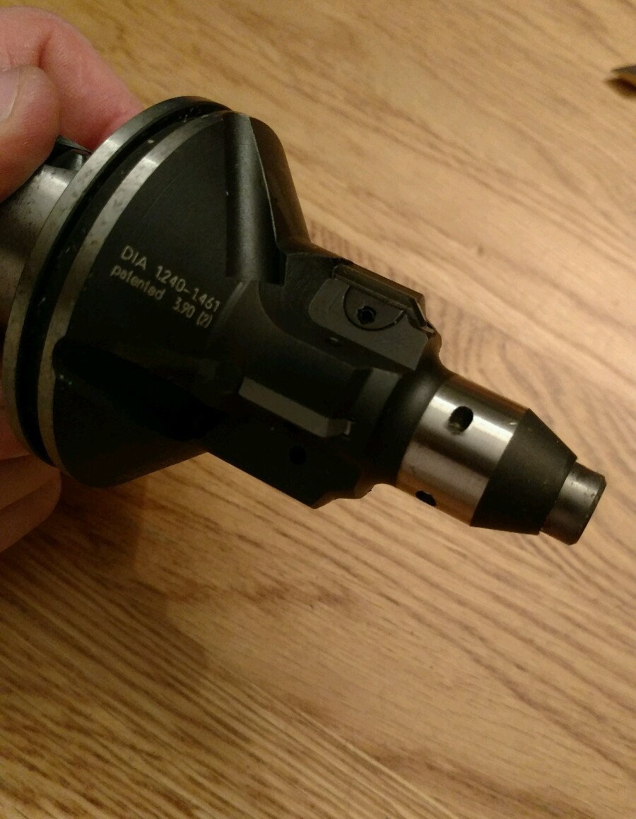 Mapal Reamer 1.240 4 flute boring port tool carbide padded ABS 63 Haas ...