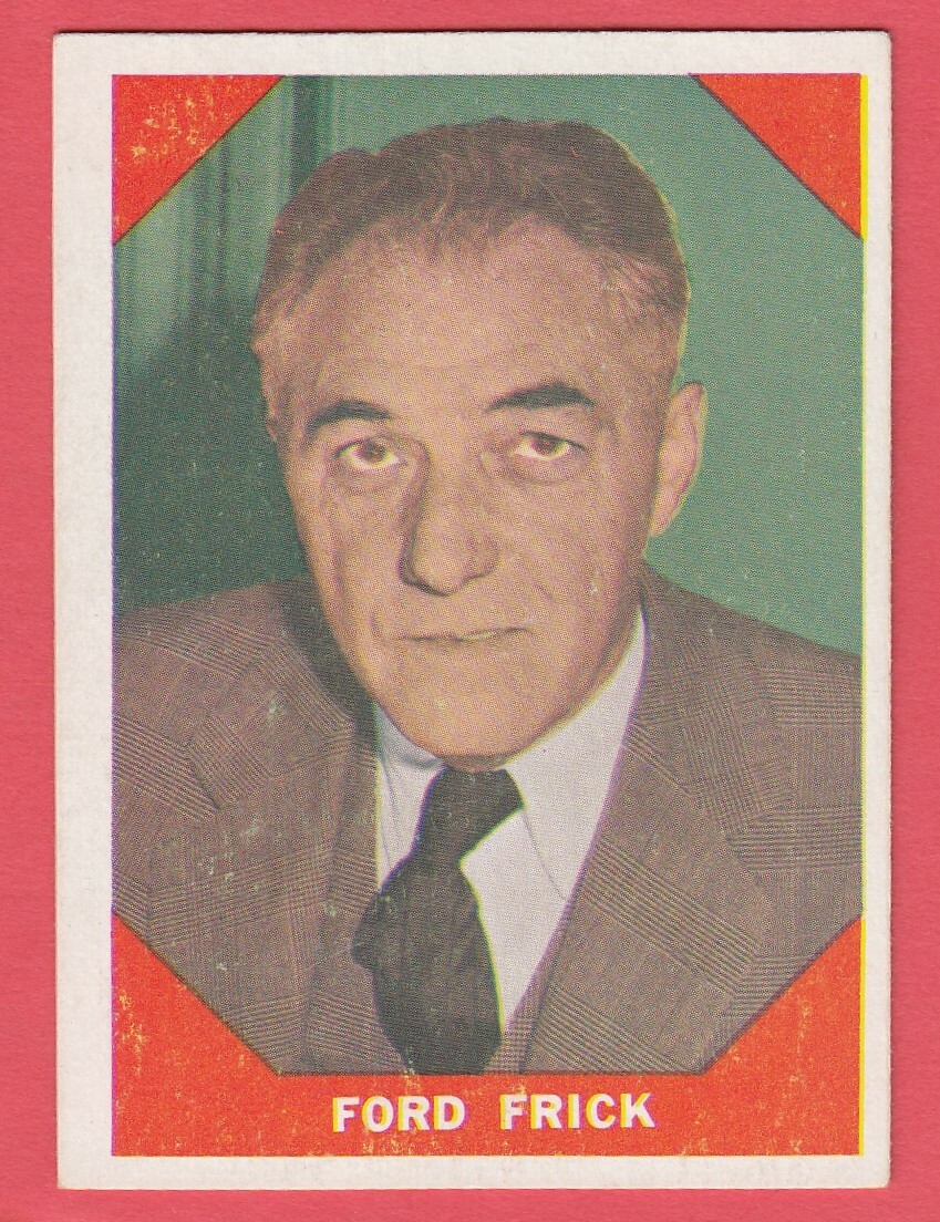 1960 Fleer # 74 Ford Frick -- Commissioner -- Box 732-425 | eBay