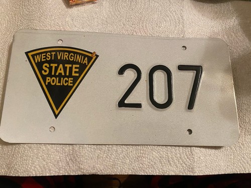 Obsolete West Virginia State Police #207 West Virginia TROOPER License ...