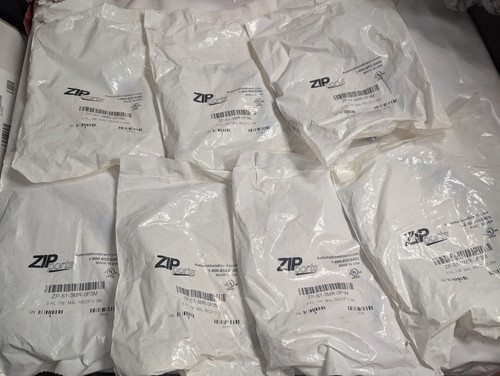 NEW AUTOMATION DIRECT ZIP PORTS ZP-S1-3MR-0P3M CABLE 3 PL 7/8" MAL RECP ...