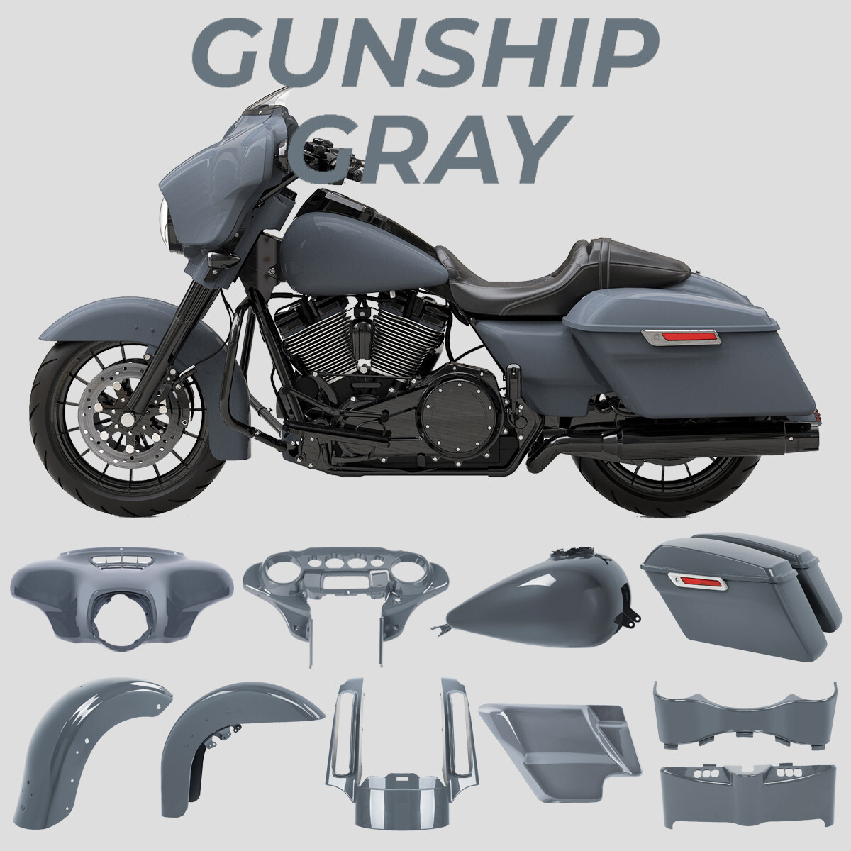 Gunship Grey Paint Color Industrial