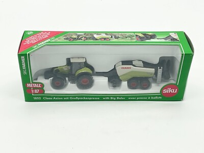 Siku 1852 ,,Claas Axion mit Großpackenpresse,, Siku Farmer 1:87 ,,NEU ...