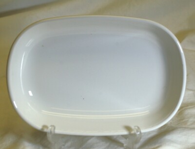 Corning Ware Sidekick Side Dish Snack Plate All White P-140-B USA | eBay