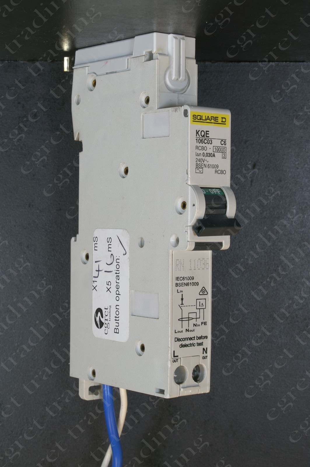 Square D Schneider RCBO KQE SQOR Qwikline Circuit Breaker - TESTED | eBay