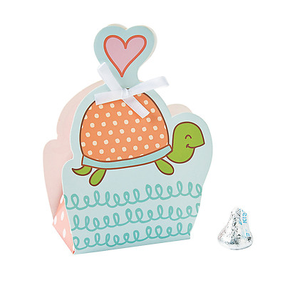 TURTLE PARTY Small Treat Favour Boxes Cute Turtles Gift Box Pk of 3 ...