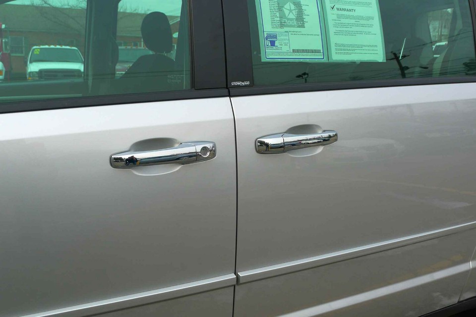 For 2008-2020 Dodge Caravan Triple Chrome Mirror Cover + 4 Door Handle ...