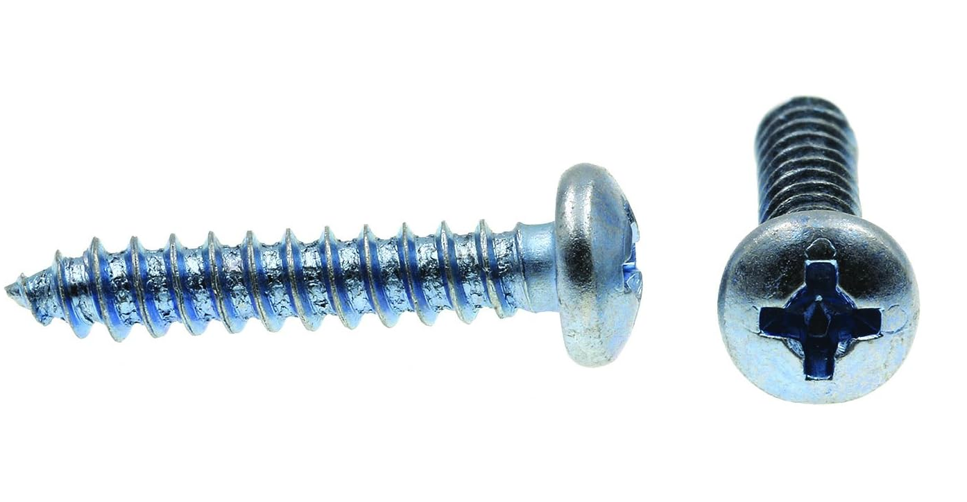 QTY 20 Pan Phillips 6G x 1/2" Zinc Plated Self Tapping Screw | eBay ...
