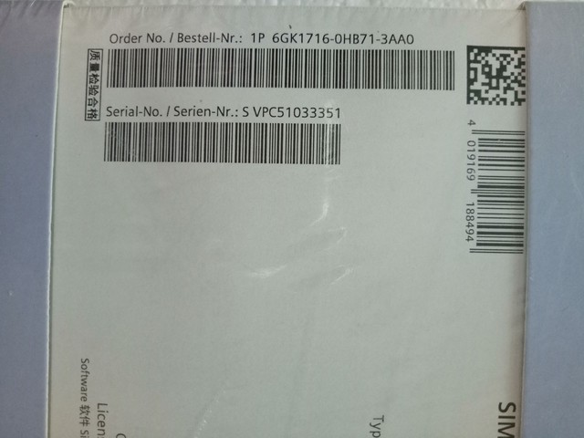 Siemens 6gk1716-0hb71-3aa0 Simatic Net Ie S7 Redconnect Edition 2008 for sale online | eBay
