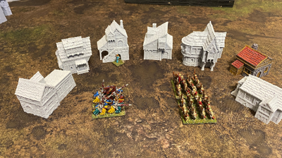 Warmaster Terrain 10mm Set - Village | eBay