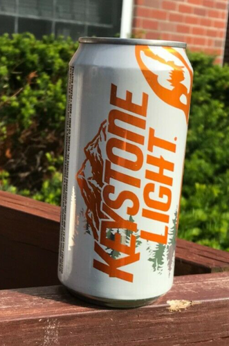 KEYSTONE LIGHT BEER 2015 Big Game Hunt Orange & White Can * Empty ...