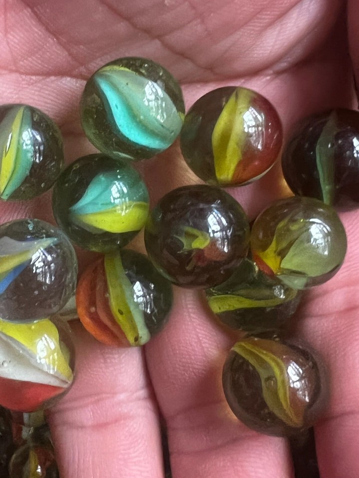 Vintage Colorful Cat’s Eye Marbles Sold in Groups Of 30 marbles. | eBay