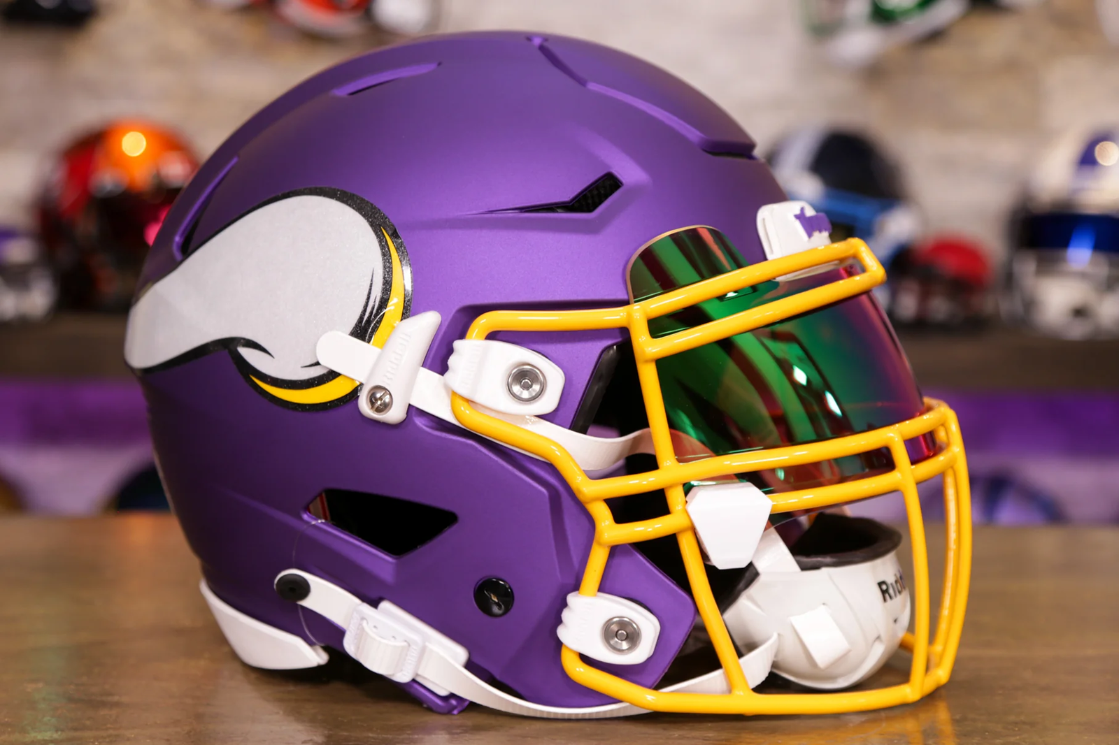Minnesota Vikings Riddell SpeedFlex Helmet - GG Edition 00258 | eBay