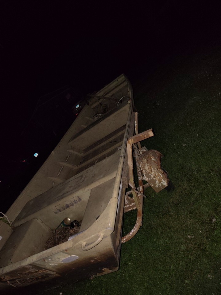 14x6 lowe jon boat and trailer with 30 horse power troller motor | eBay