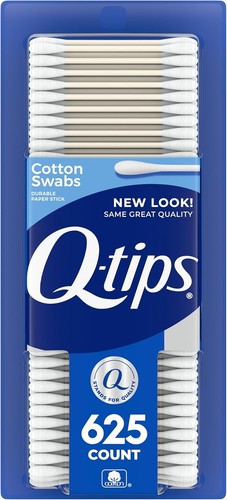 Q-tips Cotton Swabs For Hygiene and Beauty Care 625 Count (Pack of 1 ...